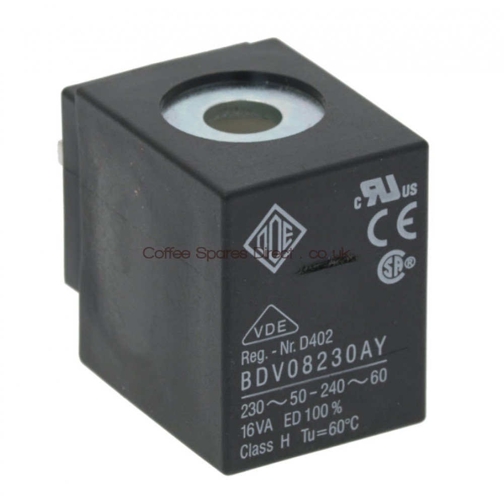 ODE Solenoid Coil 230 volts - BDV08230AY 16VA 230V
