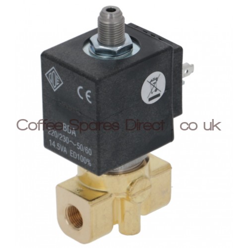 ODE 3 Way Solenoid Coil and valve 230 volts - BDA08223DS