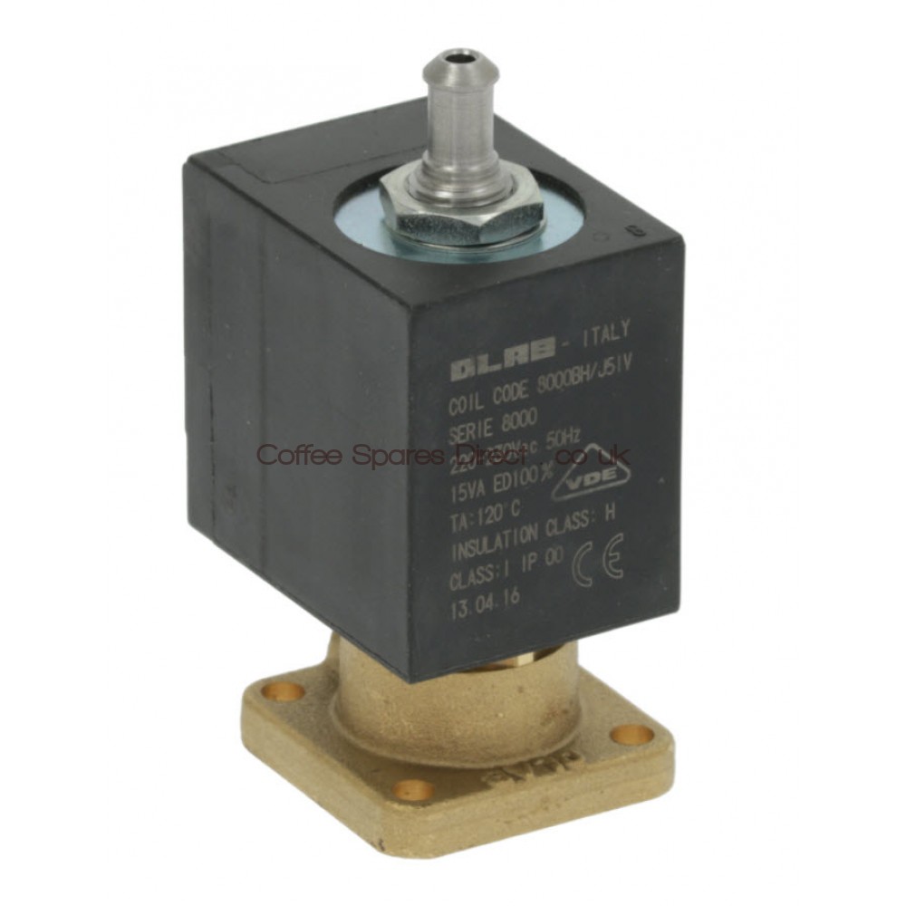 Olab 3 Way Solenoid Valve & Coil 230 volts - 8000/7